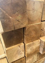 150 x 150mm Treated (UC3) Fence Posts Green FSC