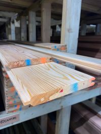 25x150 (18x144mm) Larch V-Joint Cladding