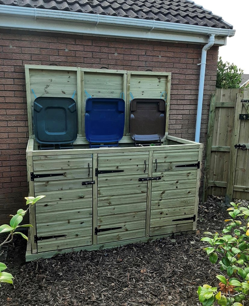 Quay Timber Bin Sheds